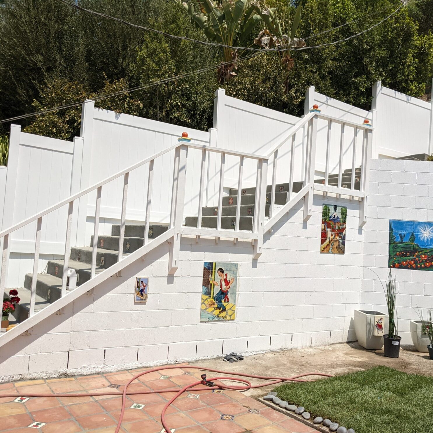 Enlarging A Backyard and Re-building a Retaining Wall, Woodland Hills ...